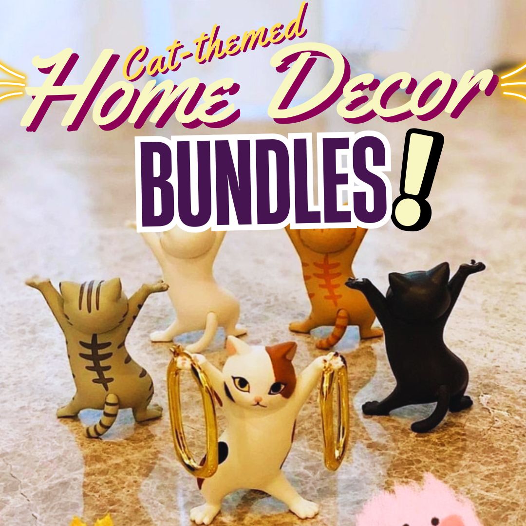 Cat-Themed Home Decor Bundles | Curated Decor Sets for Cat Lovers ...