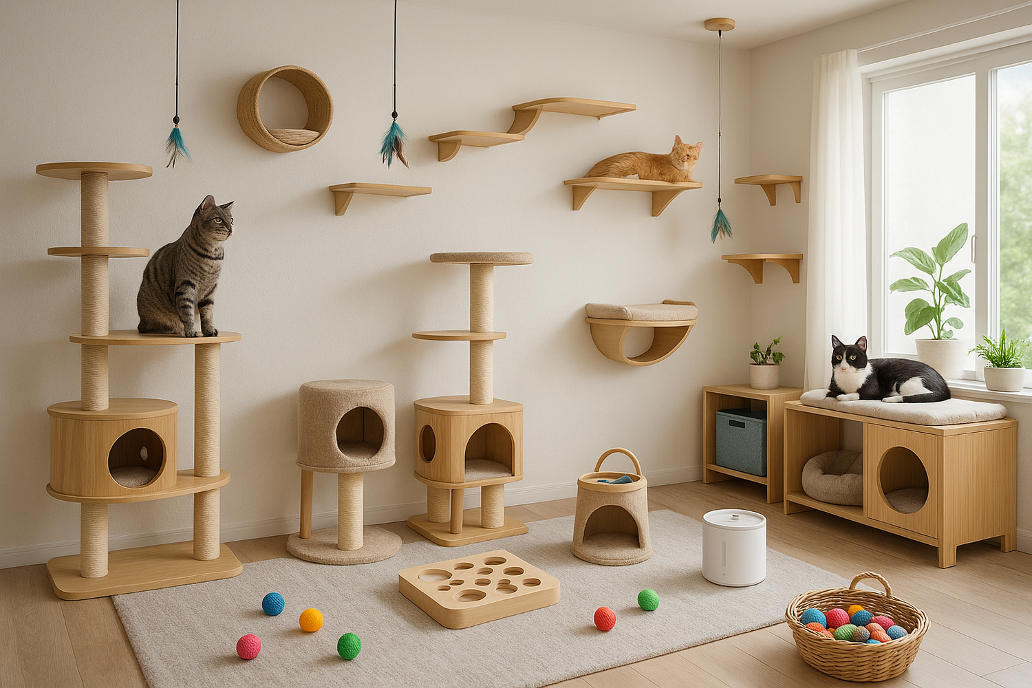 How to Create the Perfect Cat Play Area at Home – CatCurio Pet Store