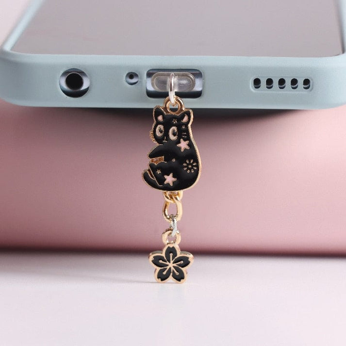 Cat Phone Dust Protection Charm | Cute Phone Port Cover – CatCurio Pet ...