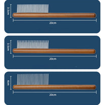 Wooden Cat Comb | Gentle Grooming for Tangle-Free Shiny Fur – CatCurio ...