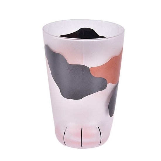 Handpainted Cat Paw Glass | Cute Borosilicate Drinkware – CatCurio Pet ...