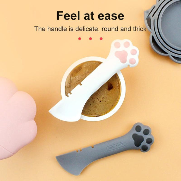 3-in-1 Cat Spoon Lid & Can Opener | Mess-Free Pet Feeding Tool ...
