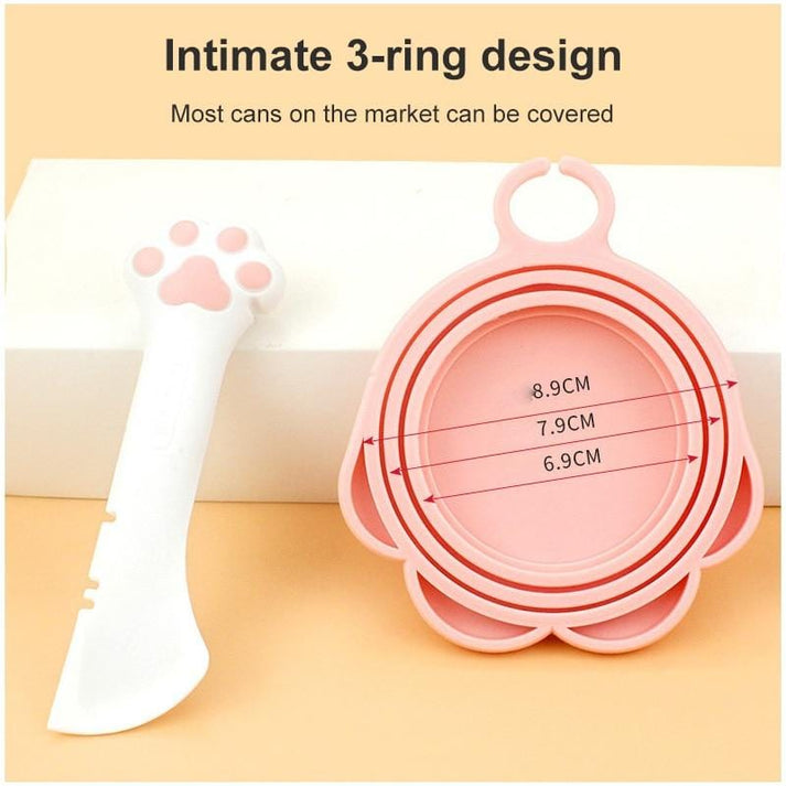 3-in-1 Cat Spoon Lid & Can Opener | Mess-Free Pet Feeding Tool ...