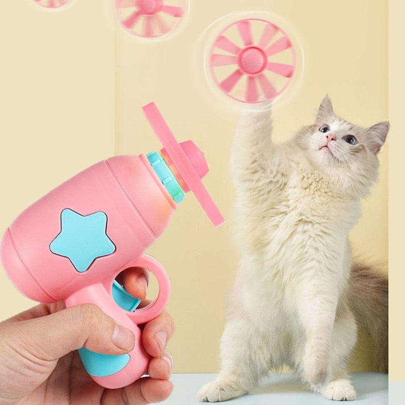 Interactive Training Cat Gun Toy |Laser Pet Toy for Cat Exercise & Fun ...