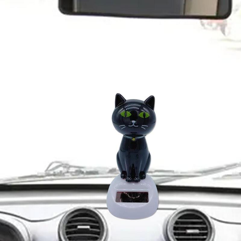 Solar Powered Car Dashboard Cat | Dancing Cat Decor – CatCurio Pet Store